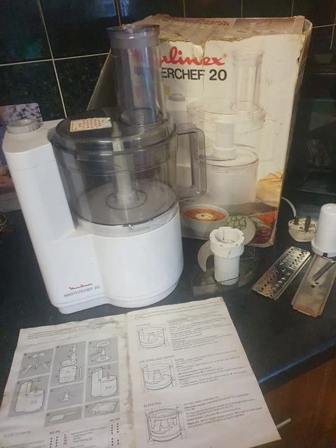 MOULINEX MASTERCHEF 20 food processor Boxed With Instructions £13.00 ...