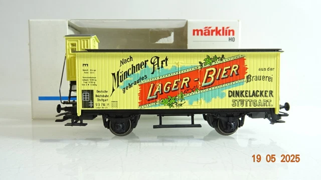 MÄRKLIN H0 BIERWAGEN Lager-Bier Brauerei Dinkelsacker der DR in OVP PR7806 EUR 49,99 - PicClick DE