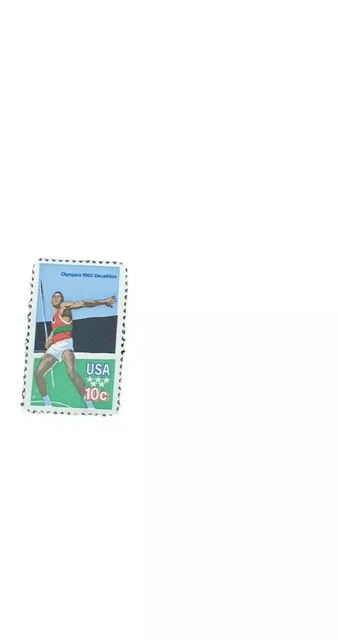 1980 OLYMPICS DECATHLON Stamp, Scott Launcher Javelin 1790 £1.72 ...