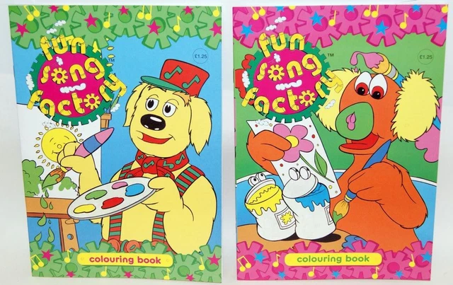 2 X FUN Song Factory Colouring In Books £6.95 - PicClick UK