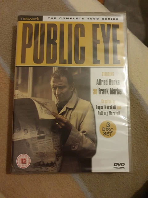 PUBLIC EYE COMPLETE 1969 Series 3 DVD Set New Sealed Alfred Burke ...