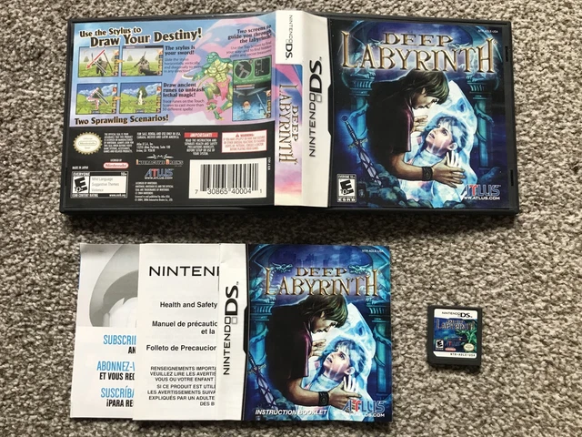 GIOCO DEEP LABYRINTH Nintendo Ds Con Funzionamento Manuale Tutto Ds Dsi ...