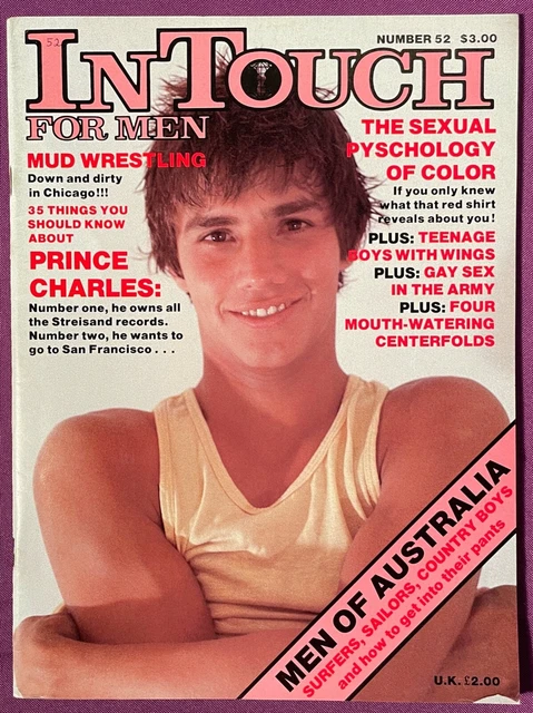 Gay Vintage 1981 Sexy Male Beefcake Physique Mag In Touch 52 Sweet