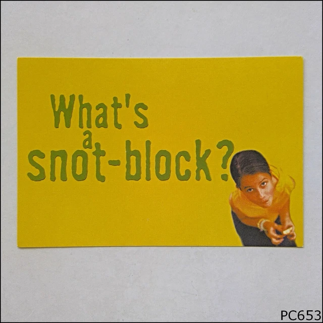 AVANT CARD #6635 Australian Word Map Snot-Block 2002 Postcard (A) (P653 ...