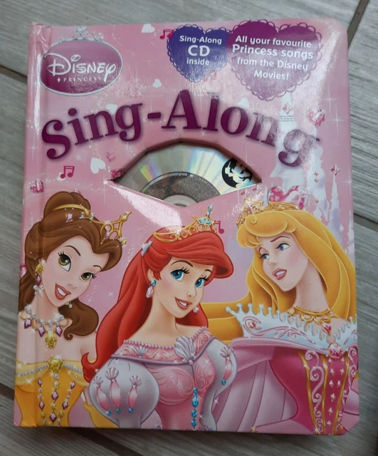 DISNEY SING ALONG CD Book Bundle Princess Songs and Disney Movie Songs ...