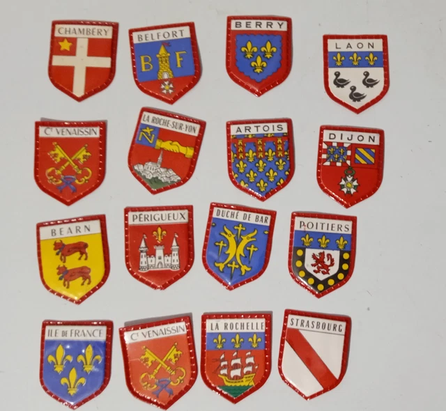 LOT ÉCUSSON BADGE blason publicitaire armoiries REGILAIT EUR 10,00 ...