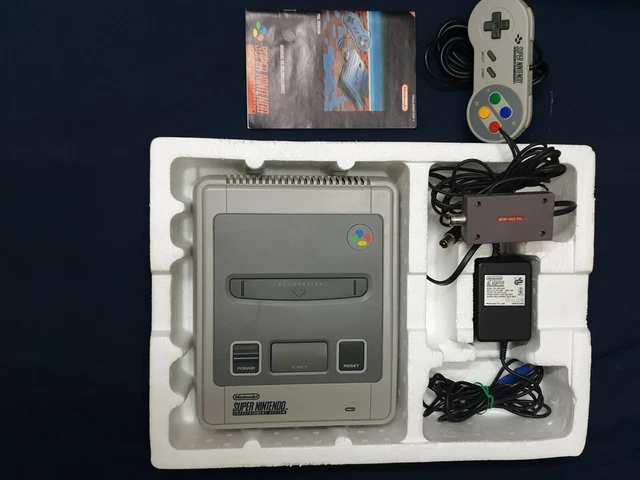 CONSOLE SUPER NES (pal) control deck SNSP 001a(frg) con scatola SUPER ...