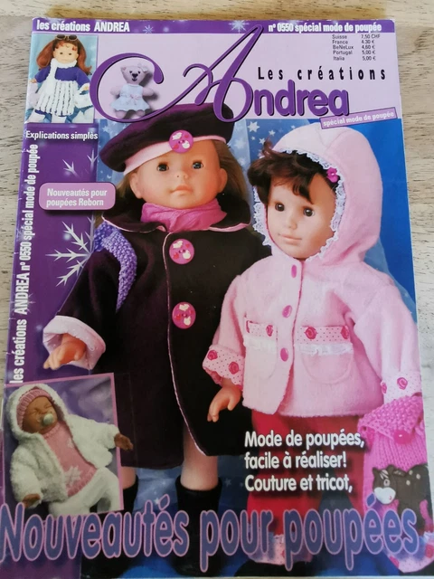 LES CREATIONS ANDREA Mode Des Poupees Chic Elegante Tailles 20-50Cm N ...