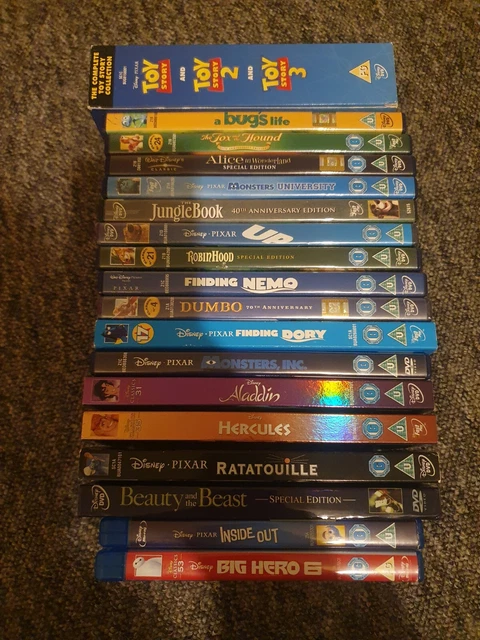 DISNEY PIXAR DVD Bundle 20 Dvds EUR 9,44 - PicClick IT