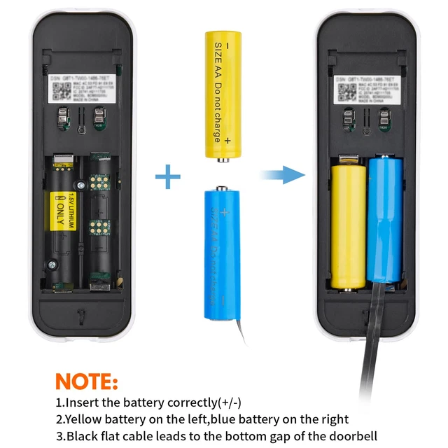 POWER ADAPTER FOR Blink Video Doorbell (Replace Battery), Doorbell ...