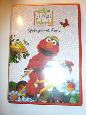 ELMO'S WORLD: SPRINGTIME Fun DVD Sesame Street PBS kids show Spring ...