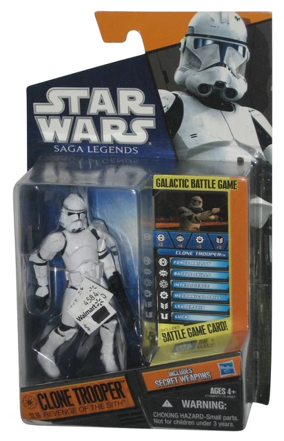 STAR WARS SAGA Legends Revenge of The Sith (2010) Figura Clone Trooper ...