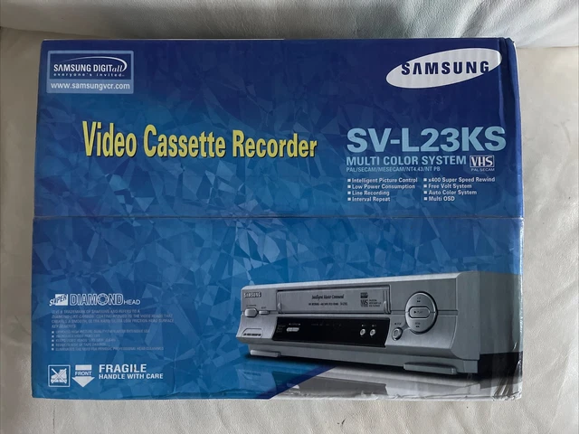 SAMSUNG SV-L23KS VHS-VIDEORECORDER Multinorm PAL/MESECAM/NTSC 4.43 NEU ...