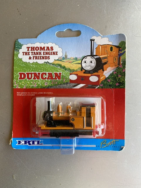 THOMAS THE TANK Engine & Friends ERTL DUNCAN TRAIN DIECAST NEW AND ...