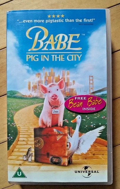 BABE: PIG IN the City VHS Video Cassette Tape Vintage Kids Family Film ...
