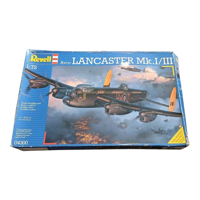 AVRO LANCASTER BOMBER Aircraft Mark I/III Aeroplane Model Kit Revell ...