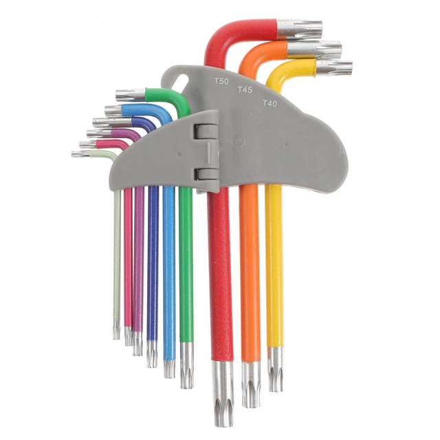 TORX-SCHLÜSSEL-SATZ L FORM Torx-Sternschlüssel Verlängerungsschlüssel Langer Arm EUR 18,81 ...