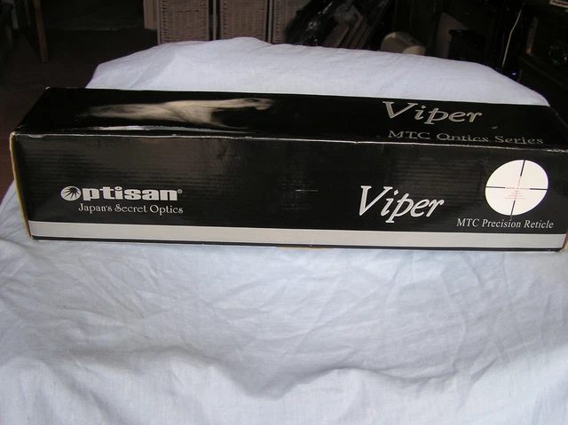 OPTISAN VIPER RIFLE SCOPE 8-32x60 IRS - TELESCOPIC SIGHT - BOX+SOFT ...