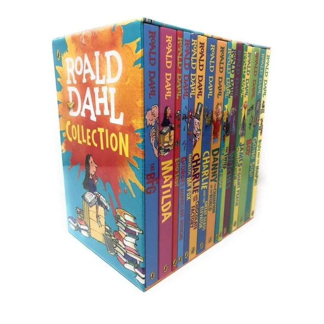 ROALD DAHL COLLECTION 16 Books Set, BFG, Matilda, The Witches, The ...