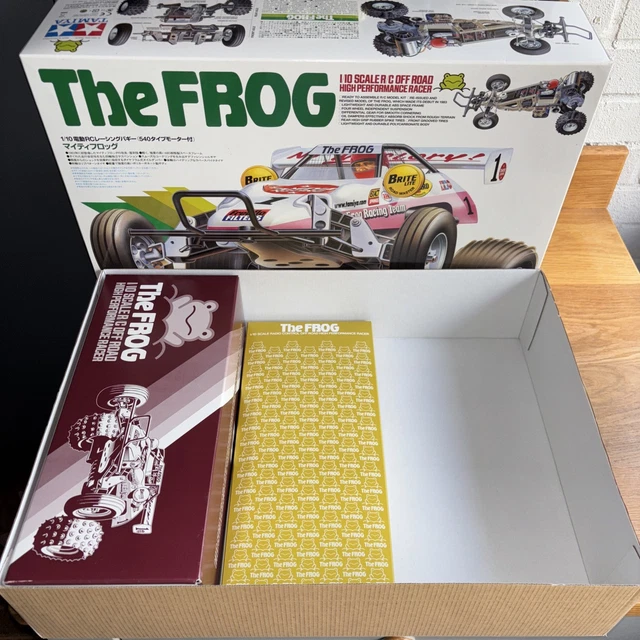 TAMIYA THE FROG 1/10th Scale RC Car EMPTY BOX RARE £15.00 - PicClick UK