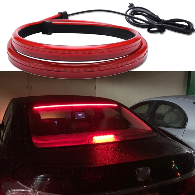 40& SEQUENTIAL LED Third Brake Light Rear Roof Windshield High Turn ...