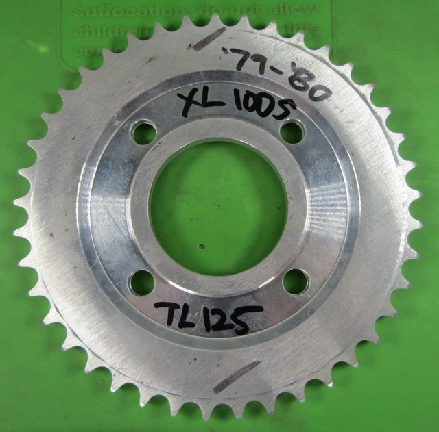 1979-1980 HONDA XL100S TL125 Rear Sprocket🔥41 tooth 🔥Aluminum 🔥420 ...