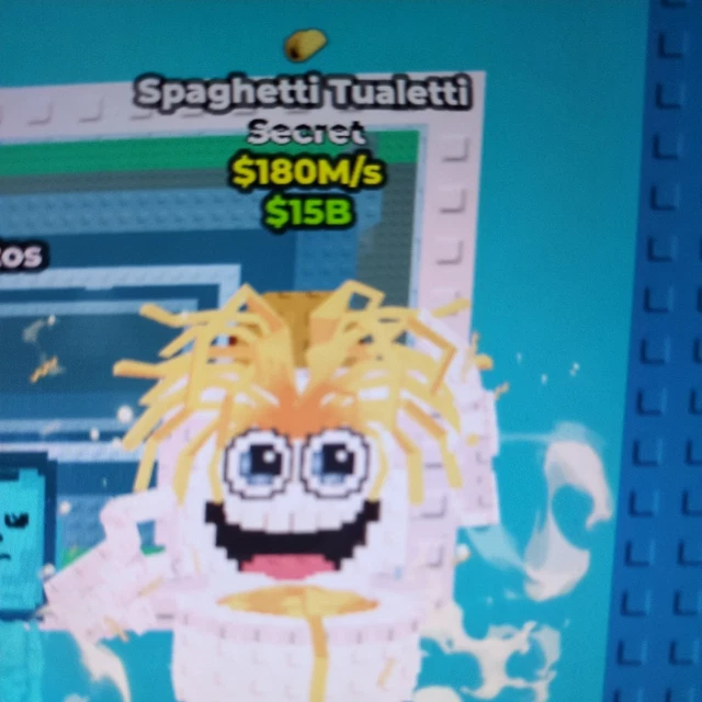 SPAGHETTI TUALETTI 180MS Tacco #Steal A Brainrot# insta delivery EUR 29 ...