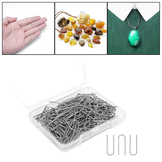 HIGH TEMPERATURE NICHROME Wire Jump Rings, Ceramic Kiln Wire U Hooks ...