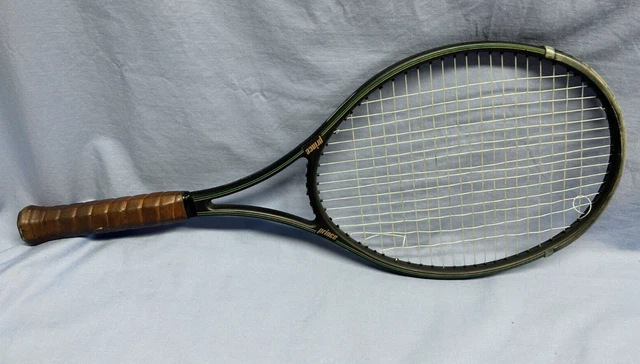 PRINCE TENNIS RACQUET Racket Graphite Comp 4 1/2" Vintage Green Gold ...