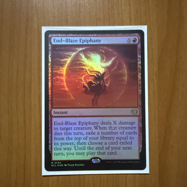 END BLAZE EPIPHANY (FOIL) - Lorwyn Eclipsed 2026 - N/M - MTG Magic The ...