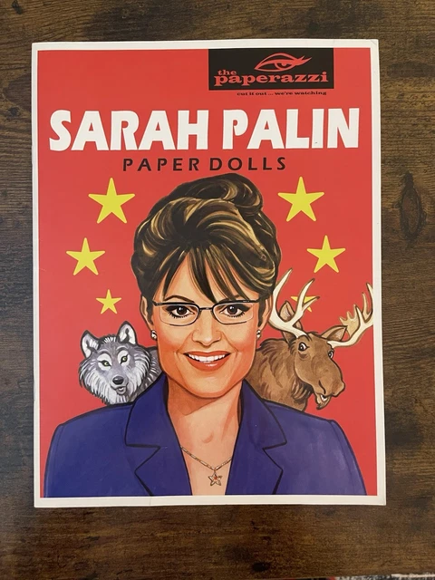 RARE - SARAH Palin Paper Dolls - Original, 2009, Illustrated By Thomas ...