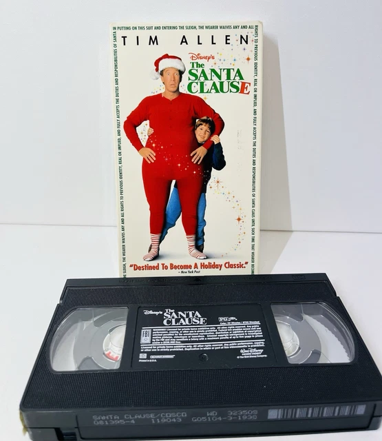 DISNEY'S THE SANTA Clause VHS - Tim Allen 90s Christmas Nostalgia £7.74 ...