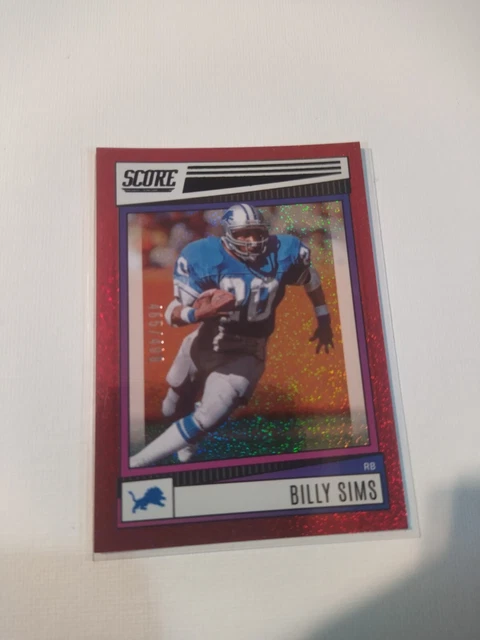 #92 BILLY SIMS Red Dots Parallel 2022 Score (Football) NFL 405/499 EUR ... #92 BILLY SIMS Red Dots Parallel 2022 Score (Football) NFL 405/499 EUR ...