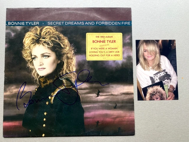 BONNIE TYLER In-person signed original Vinyl/LP 12" Autogramm + Foto ...