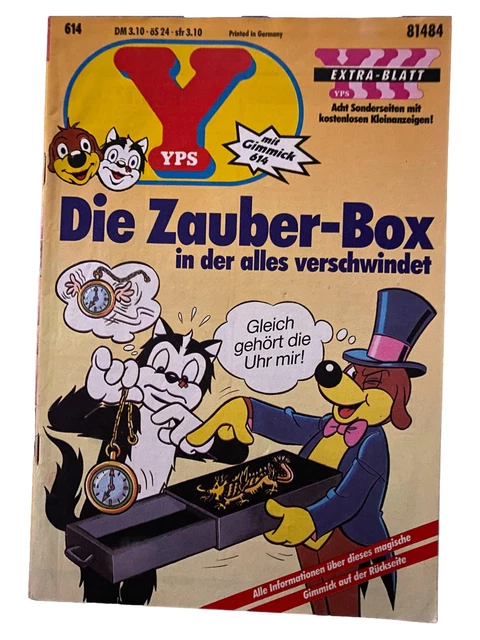 YPS ZEITSCHRIFT 614 Die Zauber-Box Gimmick Comic Magazin Spaß Kurioses ...