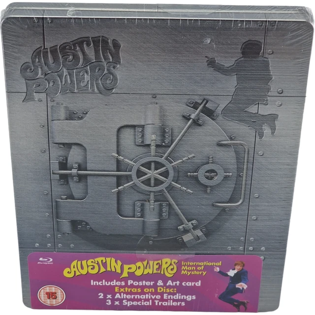 AUSTIN POWERS: INTERNATIONAL Man Of Mystery Blu-Ray Steelbook Zavvi ...