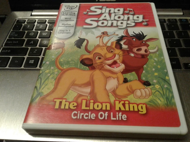 LION KING: CIRCLE of Life Sing Along Songs DVD 2003 English French ...