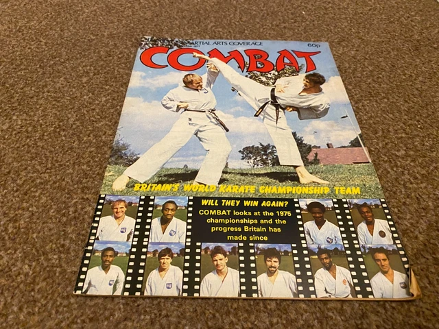 COMBAT MAGAZINE 1977 Dec Britain's World Karate Team. £6.99 - PicClick UK