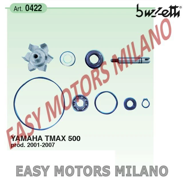 0422 BUZZETTI SET Révision Pompe L’Eau Yamaha Tmax T-Max T Max (2001 ...