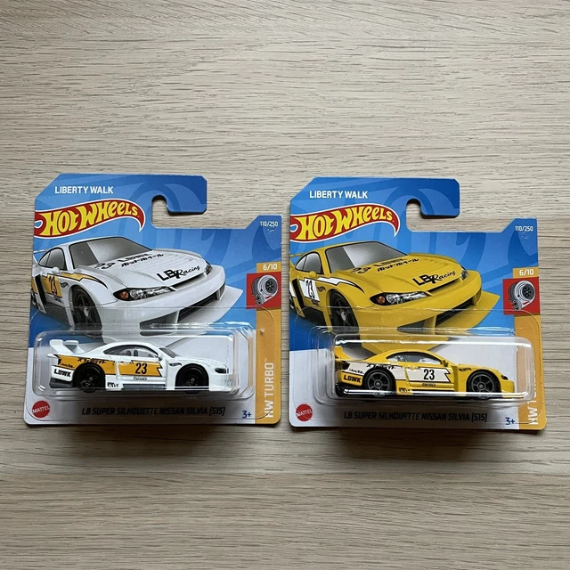 HOT WHEELS LB Super Silhouette Nissan Silvia [S15] White & Yellow ...