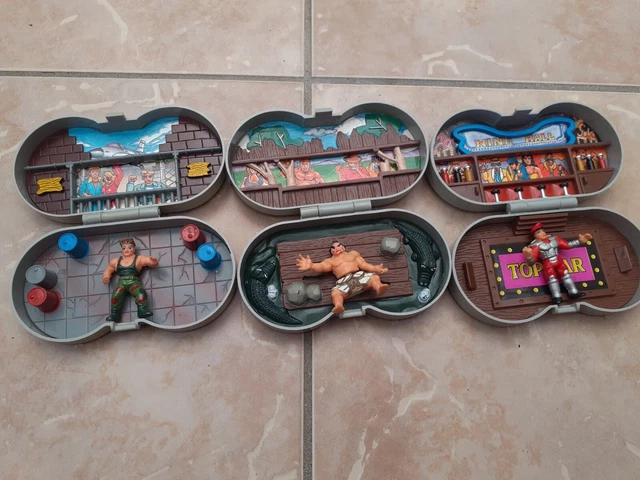 RARE VINTAGE SNES Controller Street Fighter II Bootleg Playset figures ...