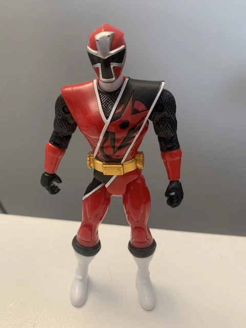 POWER RANGERS NINJA Steel 5-Inch Red Ranger Action Hero Figure £7.95 ...
