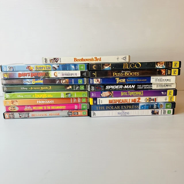17 X LOT DVD Bulk Kids Movies Animation Family G and PG Region 4 $21.99 ...