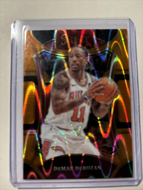 DEMAR DEROZAN 2023-24 Panini NBA Select Orange Flash SOPPANINO Chicago ...