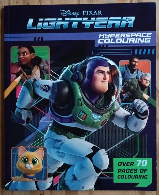 DISNEY PIXAR LIGHTYEAR: Hyperspace Colouring over 70 pages £3.50 - PicClick UK