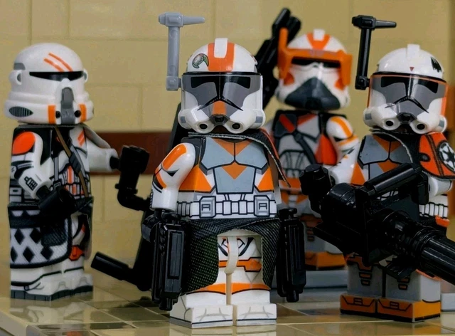 LEGO STAR WARS Clone Minifig (4x) 212th Attack Battalion Elite Command ...