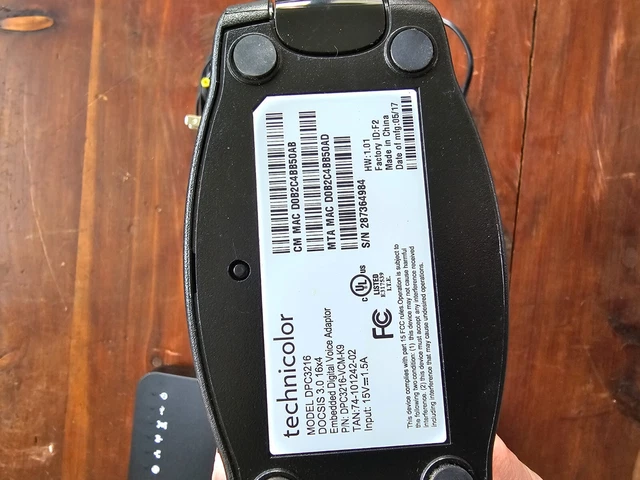 SPECTRUM INTERNET MODEM DPC3216 and Wireless Router Sagemcom Fast 5260 ...