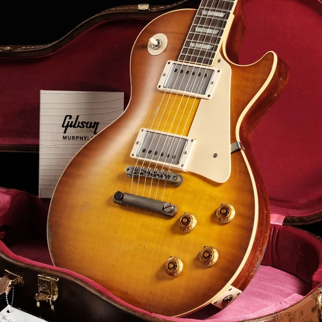GIBSON CUSTOM SHOP Murphy Lab 1959 Les Paul réédition standard lourd ...