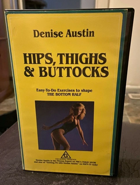 Denise Austin Hips Thighs And Buttocks Vhs Video Tape Diet Fitness
