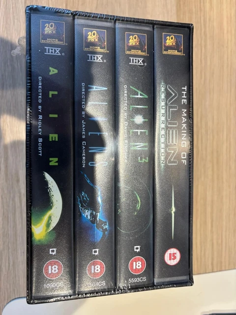 ALIEN SAGA VHS Box Set - Alien 1-3 + Making Of - BRAND NEW, STILL ...